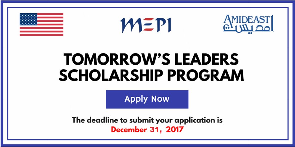 US-MEPI Tomorrow’s Leaders Scholarship Program 2018 (Fully-funded to ...