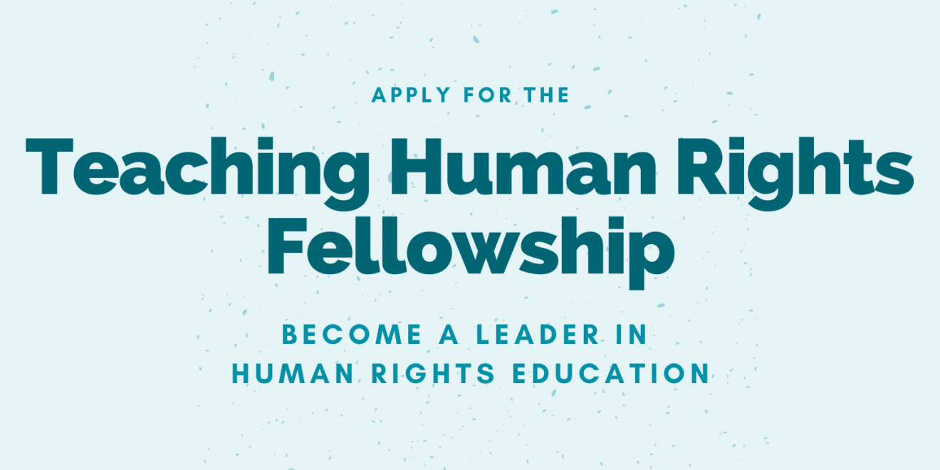 Teaching Human Rights Fellowship 2020 – Cohort 2 – Opportunity Desk