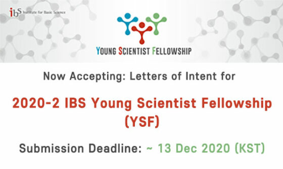 Institute for Basic Science (IBS) Young Scientist Fellowship 2020 ...