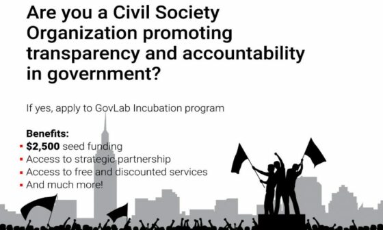 GovLab Incubation Program 2021 for Civil Society Organizations and ...