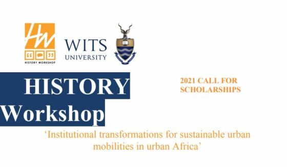 Wits History Workshop Masters Research Fellowships 2021 (Funding ...
