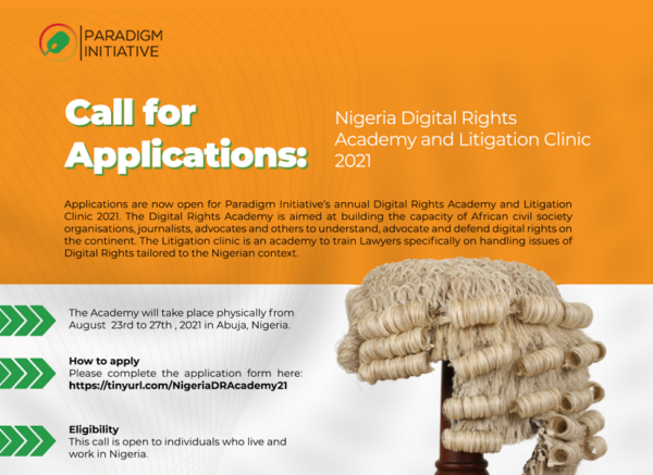Paradigm Initiative Nigeria Digital Rights Academy and Litigation ...
