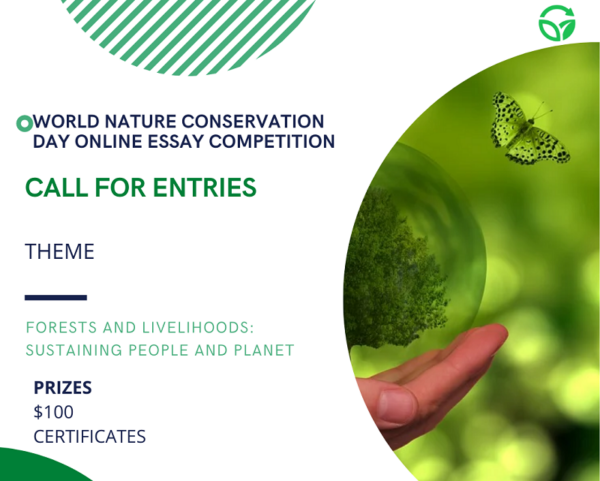 World Nature Conservation Day 2021 Essay Competition (Win $100 ...