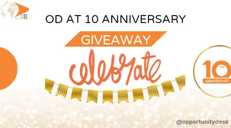Opportunity Desk at 10 Giveaway: Get Creative and Join the Contest ...
