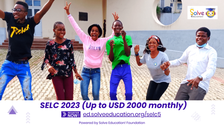 Call for Applications: Solve Education! Learning Competition 2023 (Win ...