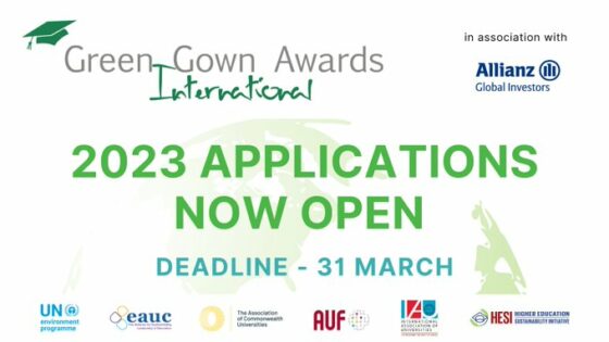International Green Gown Awards 2023 – Opportunity Desk