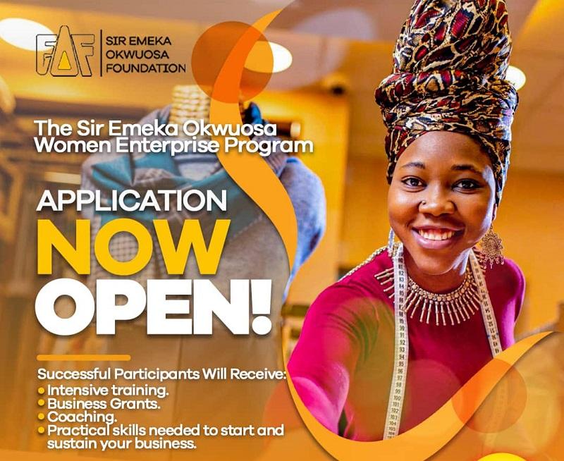 Sir Emeka Okwuosa Women Enterprise Program 2023 [nigeria Only