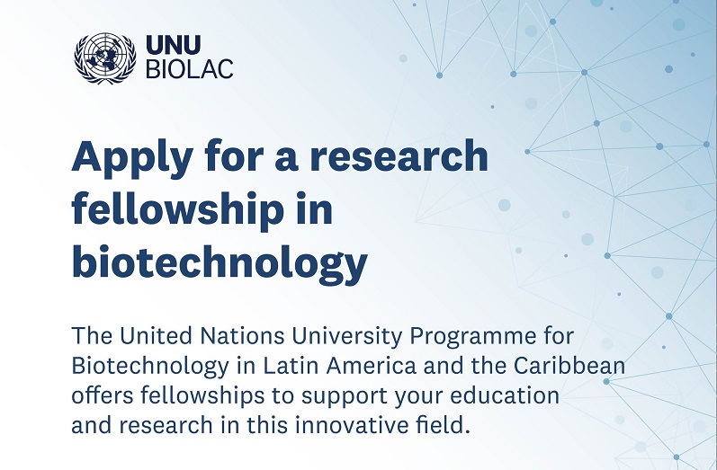 UNU-BIOLAC Fellowship Programme 2024 (Funded) – Opportunity Desk