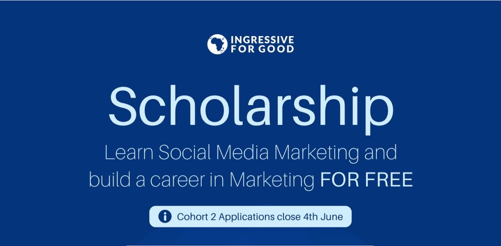 Ingressive for Good (I4G) Marketing Scholarship 2023 – Opportunity Desk