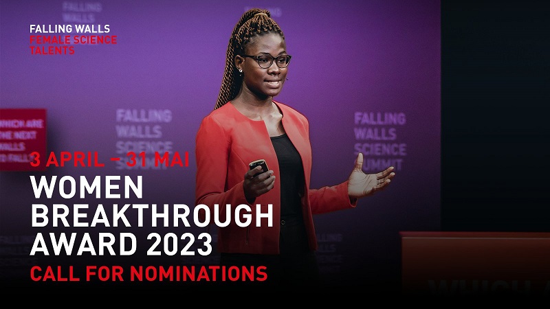 Women Breakthrough Award 2023 for Female scientists (up to 3,000 EUR ...