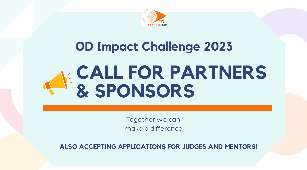 Call for Partners, Sponsors, Judges & Mentors for the 2023 OD Impact ...