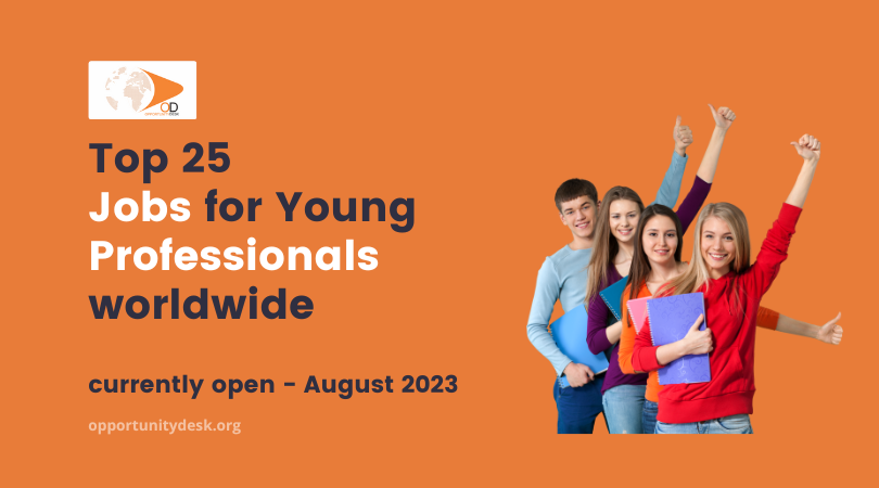 25 Jobs for Young Professionals worldwide – August 29, 2023 ...