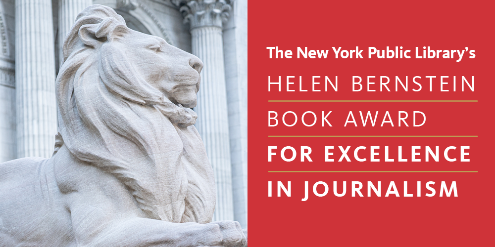 Helen Bernstein Book Award for Excellence in Journalism 2024 ($15,000 ...