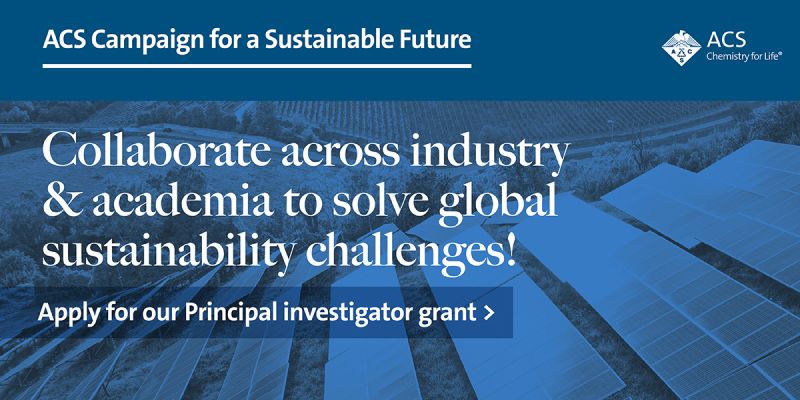 ACS Principal Investigator Development in Sustainability Grant 2023 ...