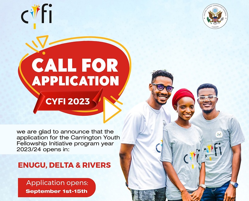Carrington Youth Fellowship Initiative (CYFI) 2023 for Young Nigerians ...