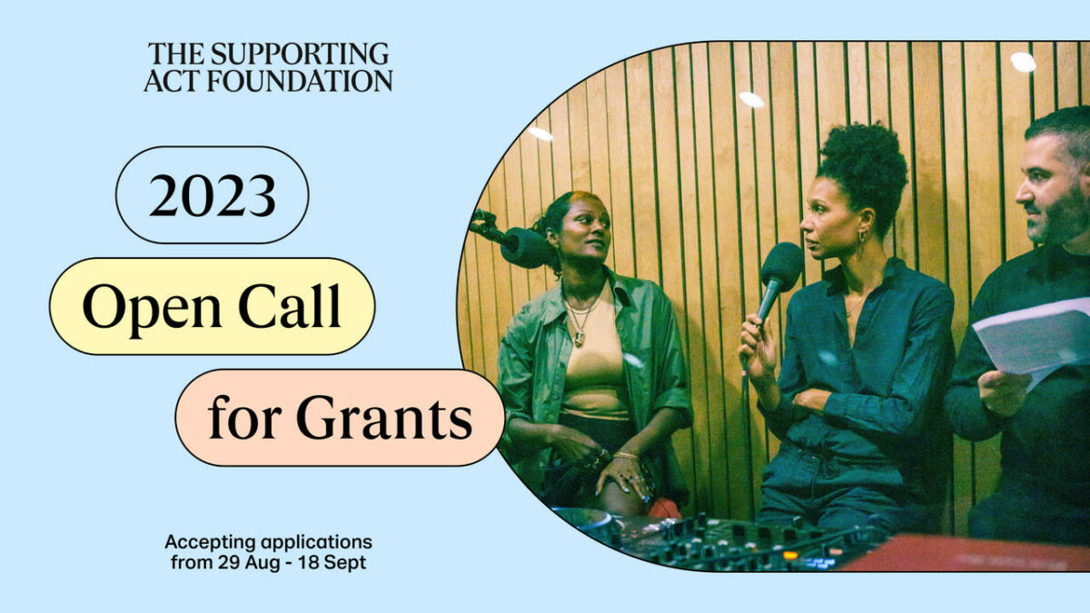 Supporting Act Foundation Impact Grant 2023 (up to €50,000 ...