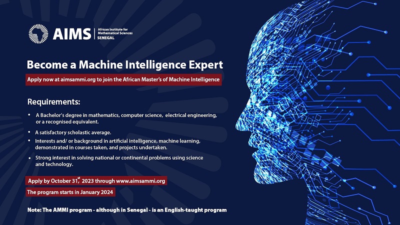 AIMS African Masters of Machine Intelligence (AMMI) Program 2023/2024 ...