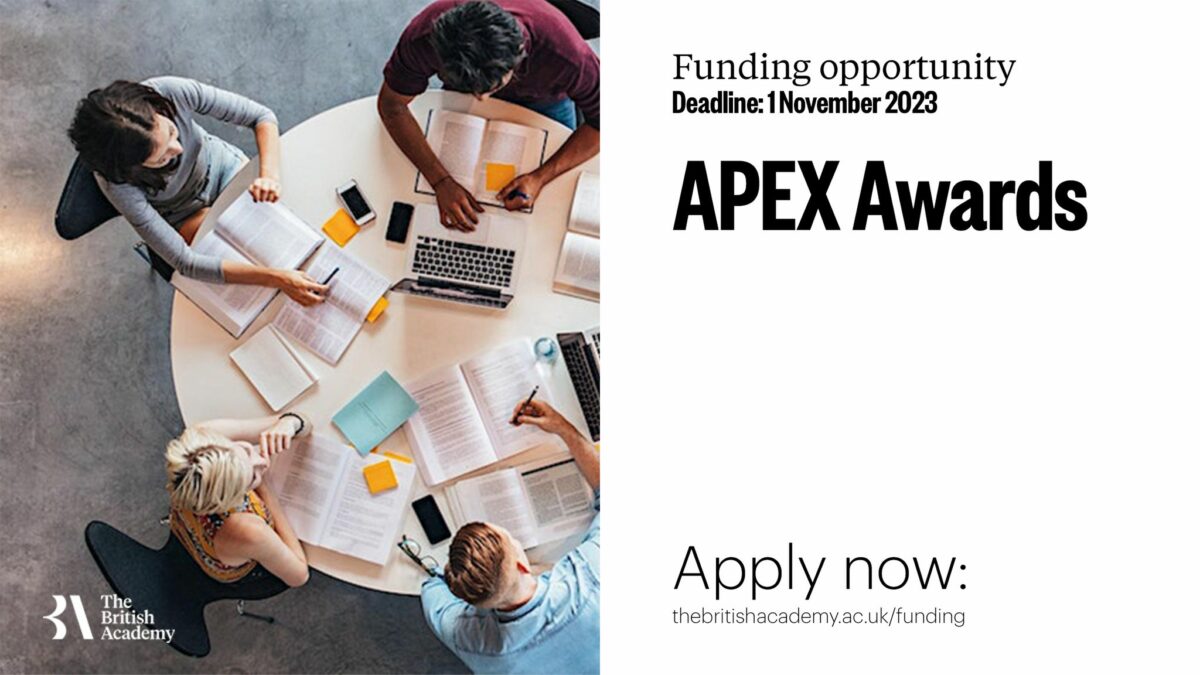 APEX Awards 2024 for Researchers (up to £100,000) – Opportunity Desk