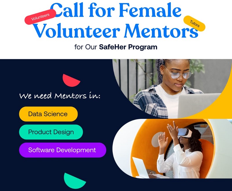 Call for Female Volunteer Mentors for the SafeHer Program 2023/2024 – Opportunity Desk