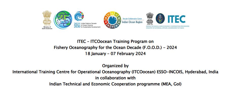 ITEC/ITCOocean Training Program on Fishery Oceanography for the Ocean ...