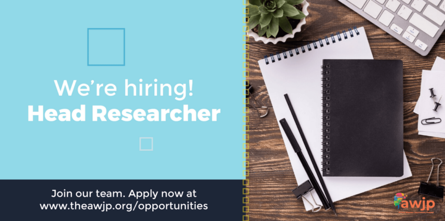 African Women Journalism Project (AWJP) is hiring Head Researcher ...