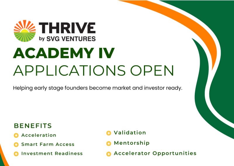 THRIVE Academy IV for Agri-food Tech Startups 2024 – Opportunity Desk