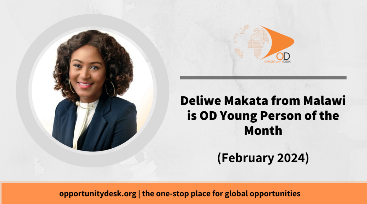 Deliwe Makata From Malawi is OD Young Person of The Month – February ...