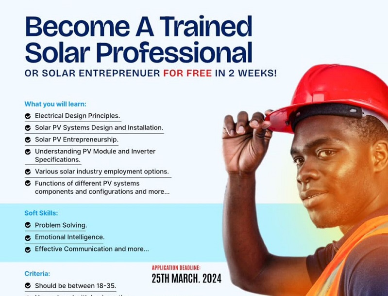 RETTI X WAVE Solar Training Program 2024 (Scholarship available ...