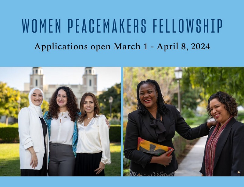 Women PeaceMakers Fellowship Program 2024-2025 (up to $15,000 ...