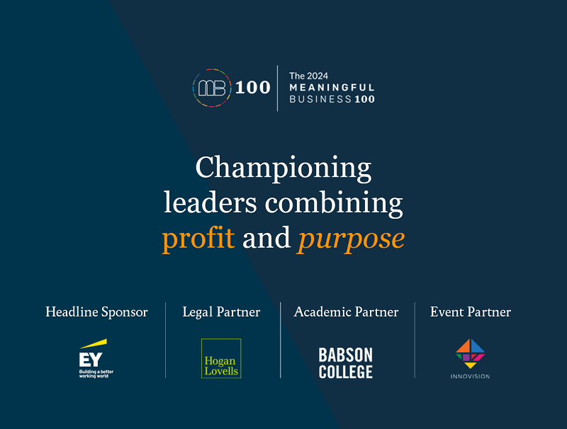 Nominate a Leader for the 2024 Meaningful Business 100 Award – Opportunity Desk