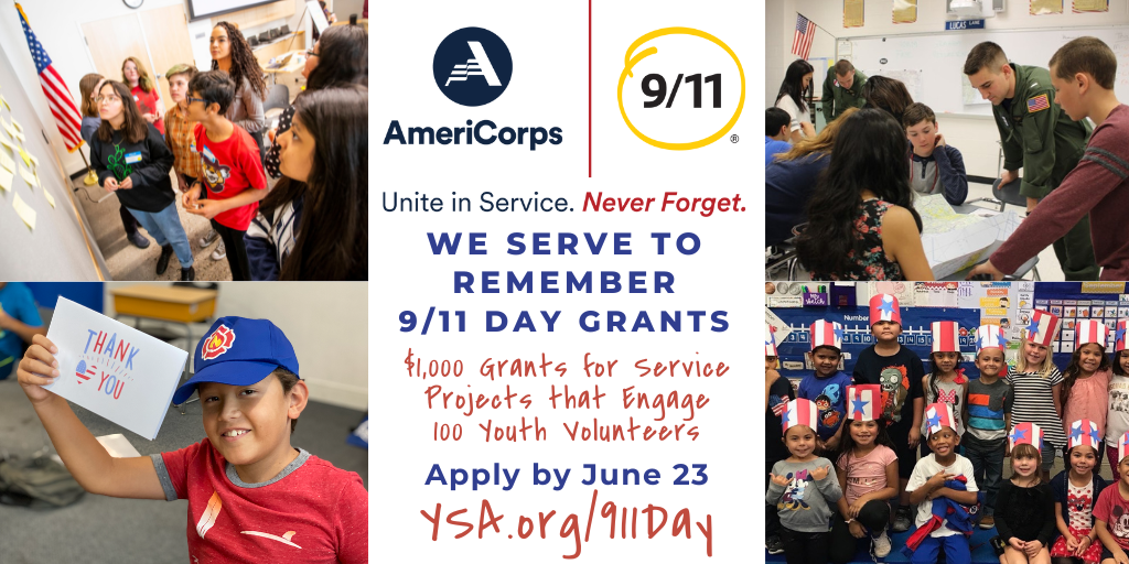 We Serve to Remember 9/11 Day of Service Grants 2024 ($1,000 grant ...