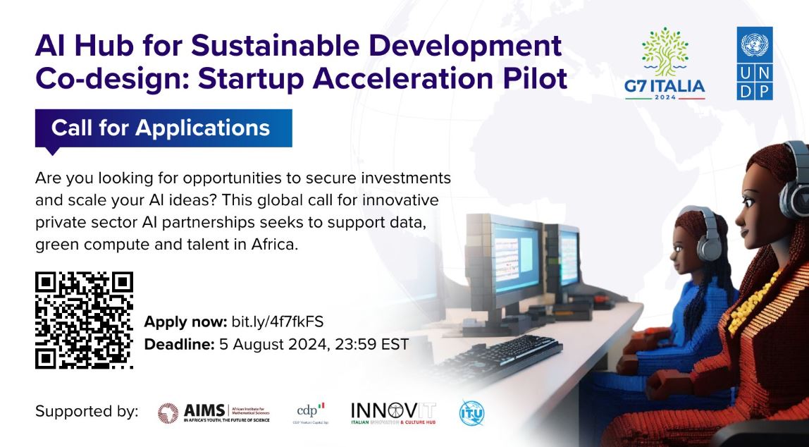 UNDP AI Hub for Sustainable Development Startup Acceleration Pilot 2024 ...