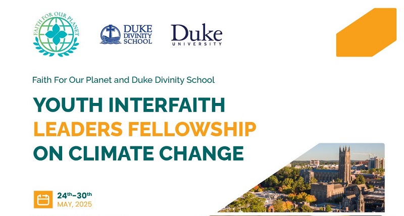 FFOP Youth Interfaith Leaders Fellowship on Climate Change 2025 (Fully ...