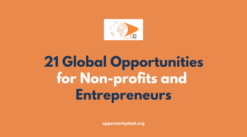 21 Global Opportunities for Non-Profits and Entrepreneurs – October 3 ...