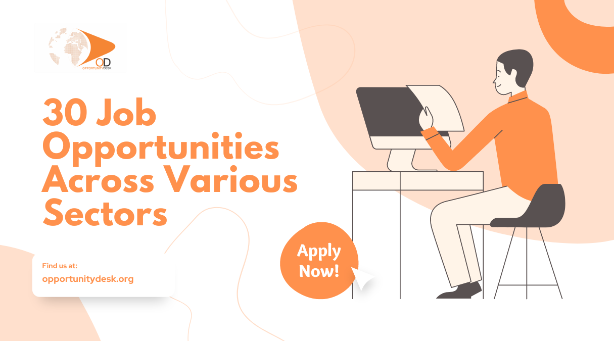 30 Opportunities for Professionals Across Various Sectors – November 29 ...