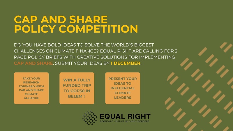 Cap and Share Policy Competition 2024 (Fully-funded trip to COP30 ...