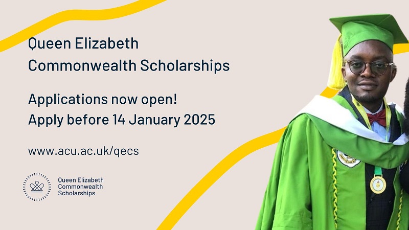 Queen Elizabeth Commonwealth Scholarships (QECS) 2025-2026 (Fully-funded) – Opportunity Desk