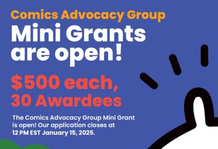 Comics Advocacy Group (CAG) Mini Grant 2025 ($500 grant) – Opportunity Desk