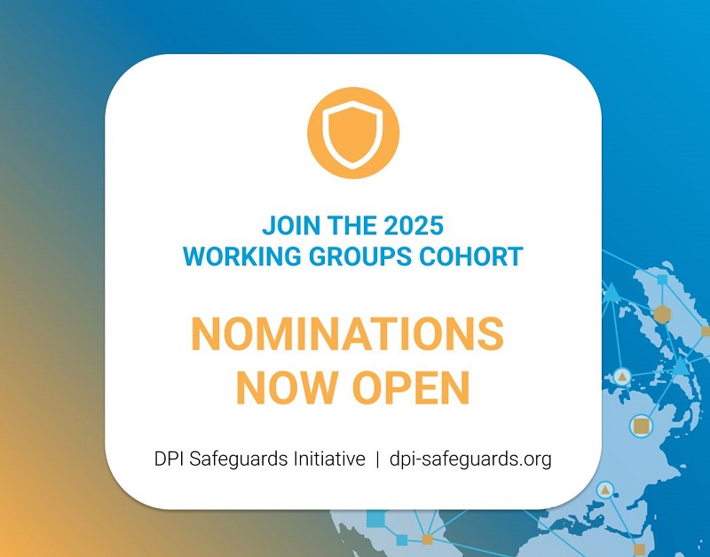 Call for Nominations: Digital Public Infrastructure Working Group Members – Opportunity Desk