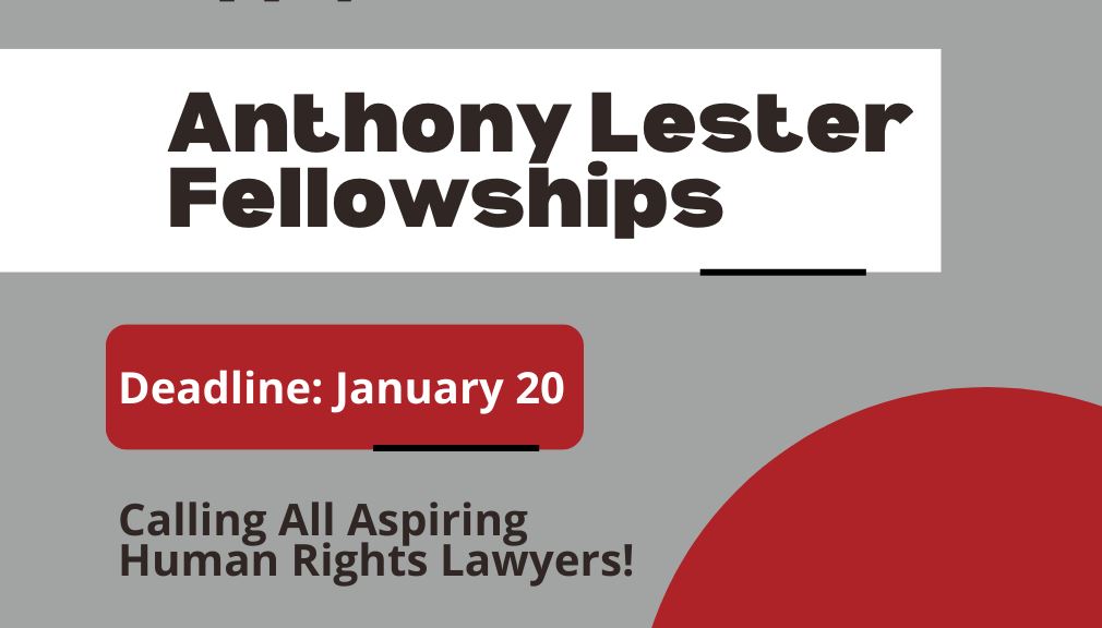 Anthony Lester Fellowship 2025-2026 ($25,000 stipend) – Opportunity Desk