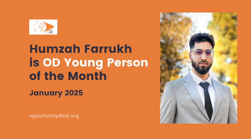 Humzah Farrukh from Pakistan is OD Young Person of the Month – January ...
