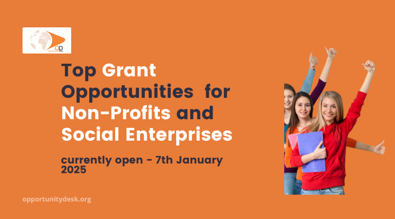 15 Grant Opportunities for Non-Profits and Social Enterprises Currently ...