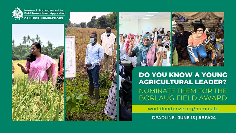 Norman Borlaug Award for Field Research and Application 2025 ($10,000 ...