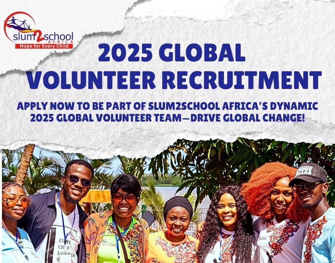 Apply: Slum2School Global Volunteer Program 2025 – Opportunity Desk