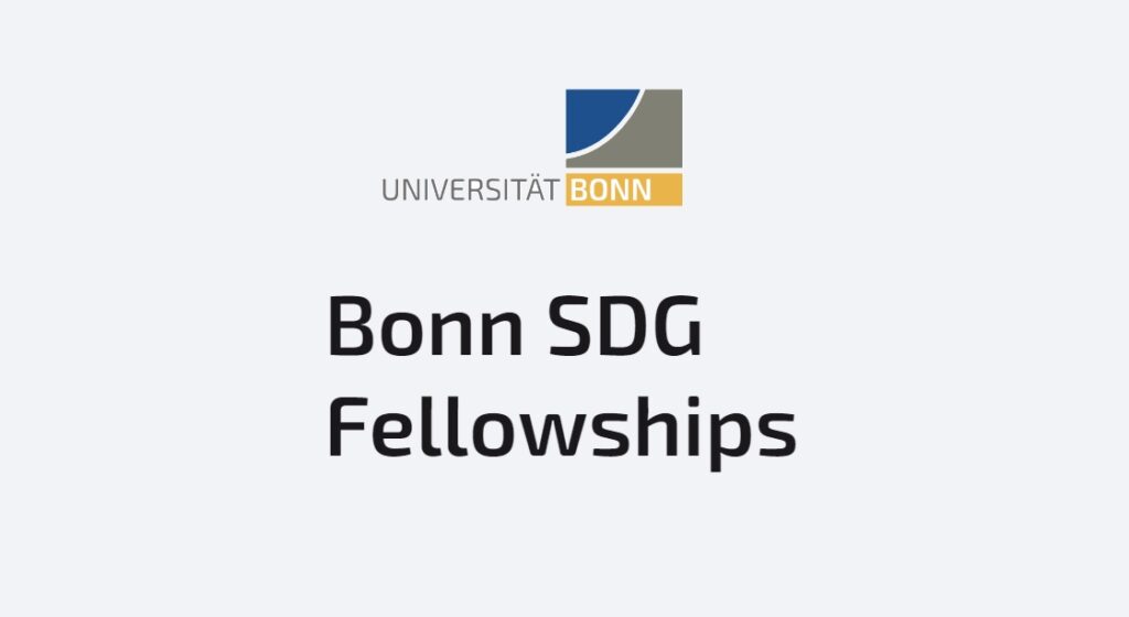 University of Bonn SDG Fellowships 2025-2026 (Funded) – Opportunity Desk