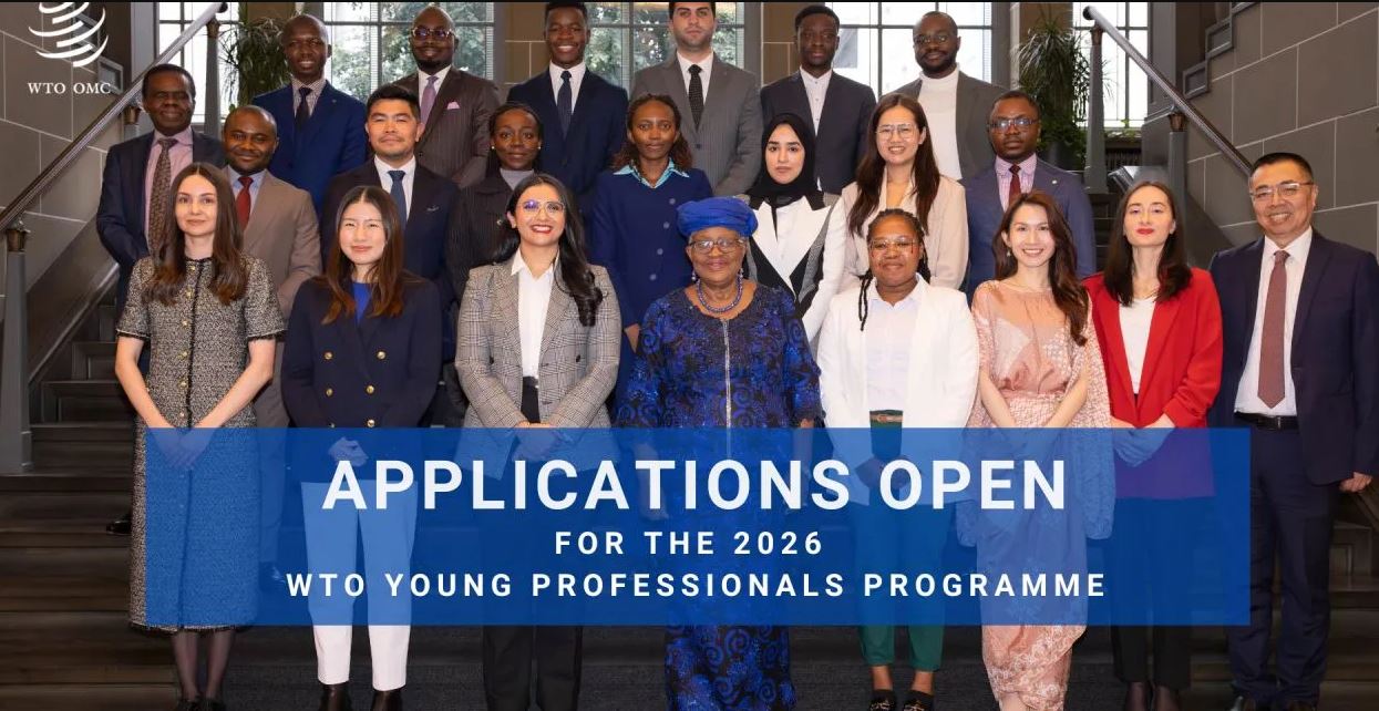 World Trade Organisation (WTO) Young Professionals Programme 2026 (CHF ...
