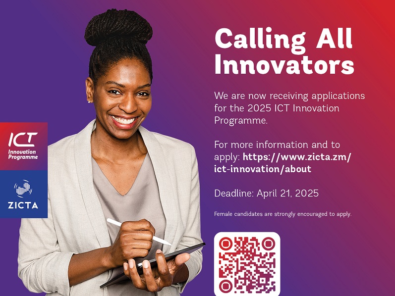 ZICTA ICT Innovation Programme 2025 for Zambians – Opportunity Desk
