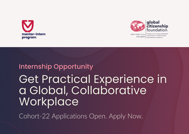 Global Citizenship Foundation Mentor-Intern Program 2025 – Opportunity Desk