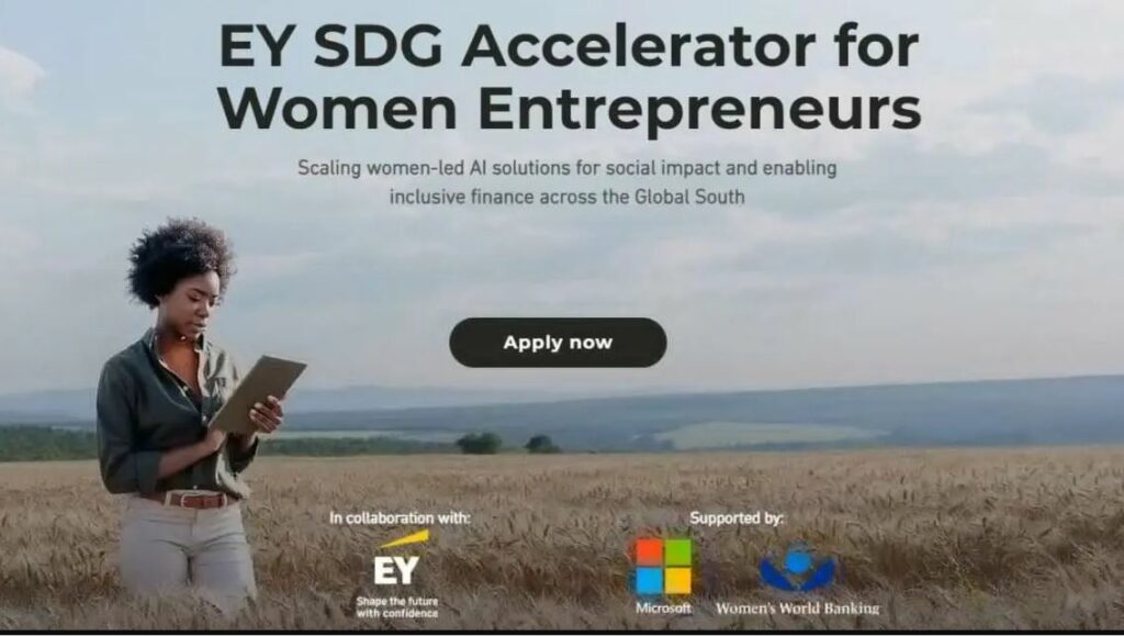 EY SDG Accelerator for Women Entrepreneurs 2025 – Opportunity Desk