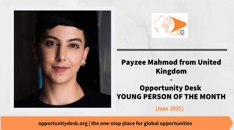 Payzee Mahmod from United Kingdom is OD Young Person of the Month ...